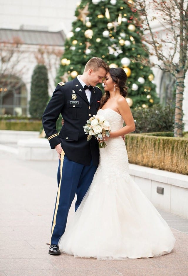 Maggie Bride: Intimate Military Wedding - Love Maggie